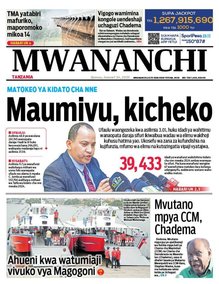 YALIYOJIRI MAGAZETINI LEO IJUMAA JANUARI 24, 2025 - RADIO 5 FM